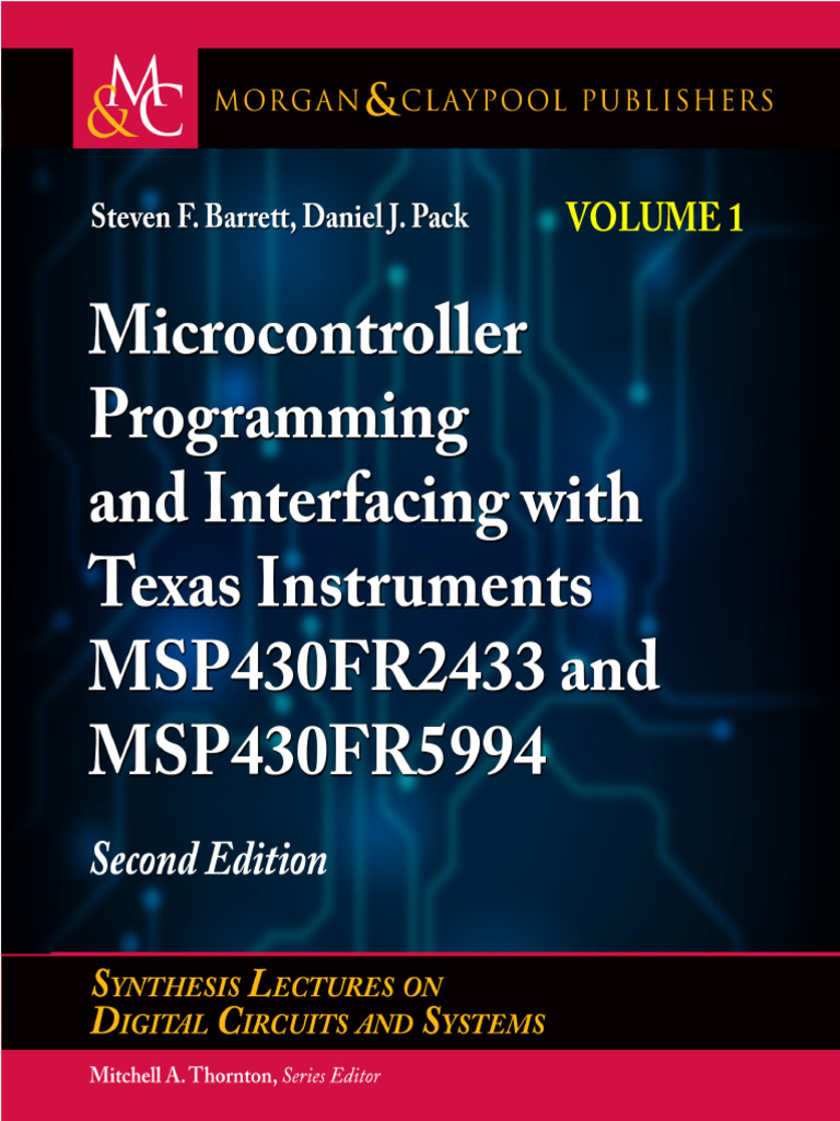 Microcontrollerprogramming Msp430fr2433andmsp430fr5994 Part1 Secondedition | PDF ...