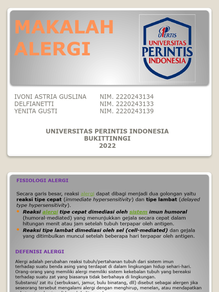 ALERGI | PDF