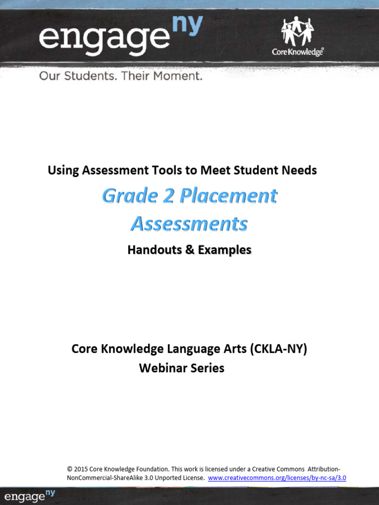 Grade 2 Assessment Tools Guide | PDF | Teachers | Reading Comprehension