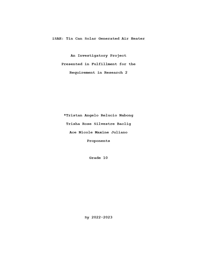 Revised2 Research | PDF | Solar Energy | Solar Cell