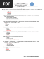 Art Appreciation Midterm Exam With Answer Key | PDF | Paintings | Sculpture