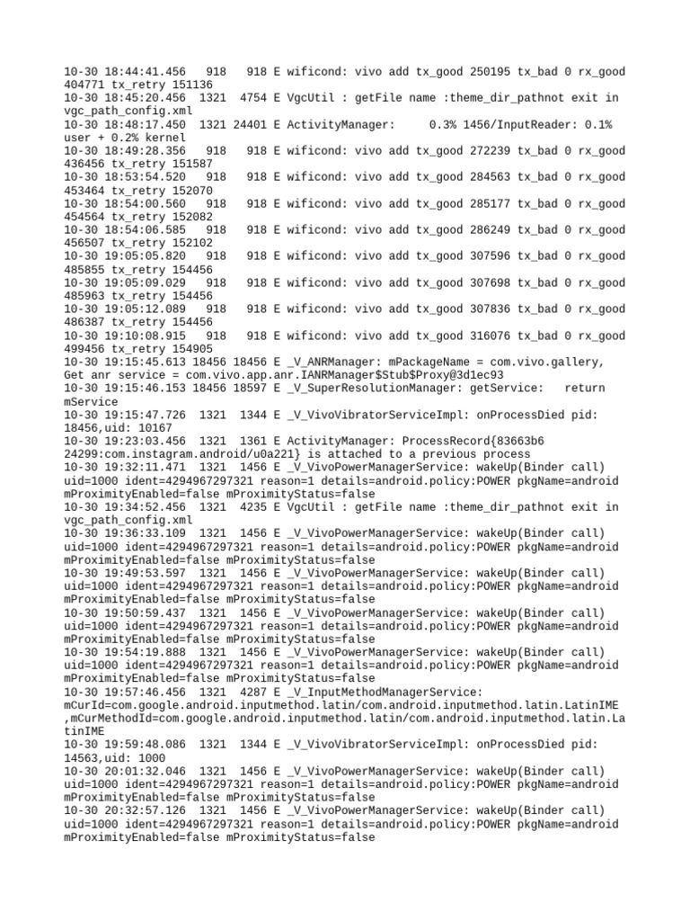 Log | PDF | Data | Information Technology