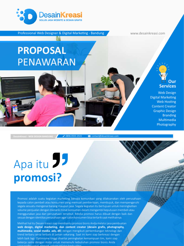 Jasa Desain Web dan Digital Marketing Bandung | PDF | Seni