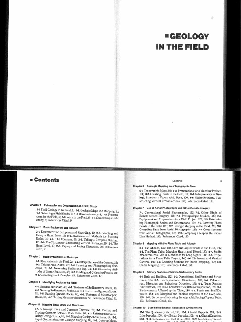 Compton 1963 Geology in The Field | PDF