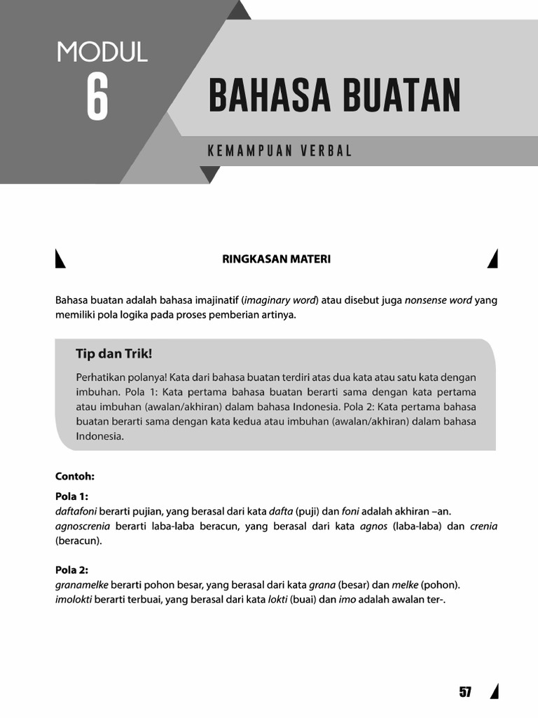 Bahasa Buatan OR bAHASA pANDA | PDF