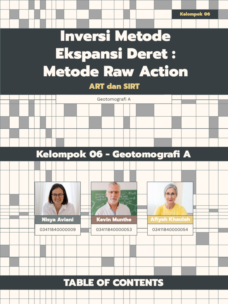 Geotomo Week 14 | PDF | Metode & Bahan Ajar