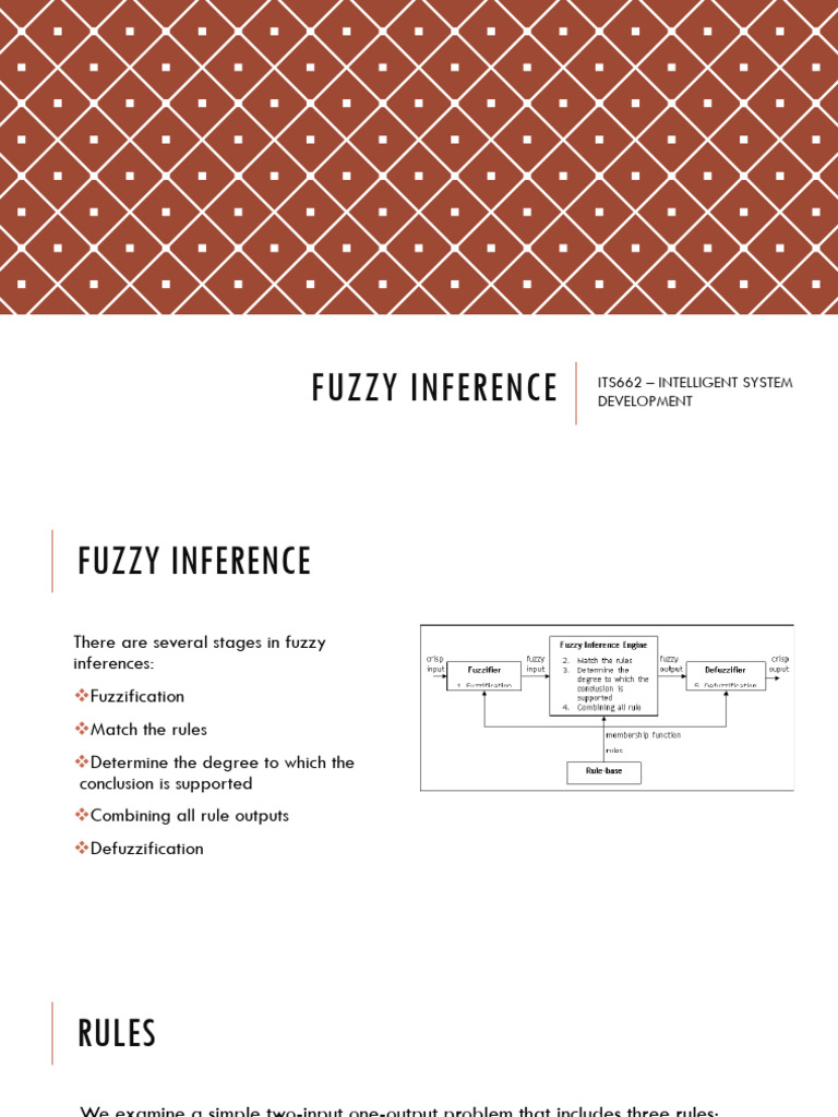 ITS662 Chapter 5 - Fuzzy Expert System | PDF | Fuzzy Logic | Applied Mathematics