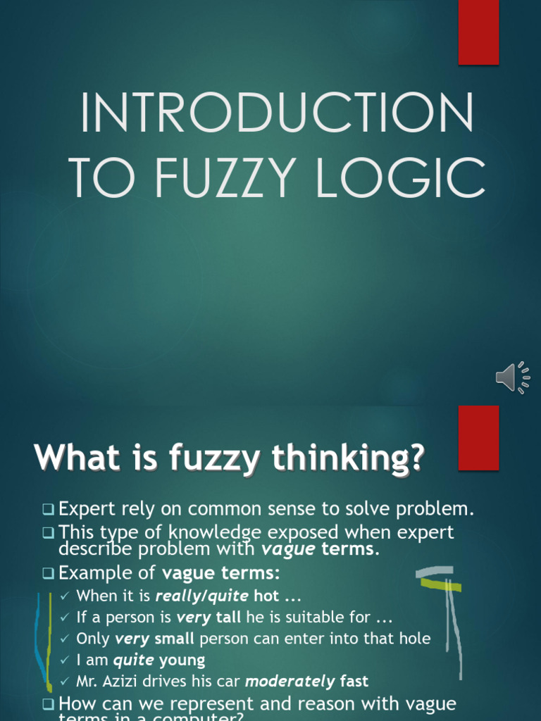ITS662 Chapter 5a - Fuzzy Logic | PDF | Fuzzy Logic | Applied Mathematics