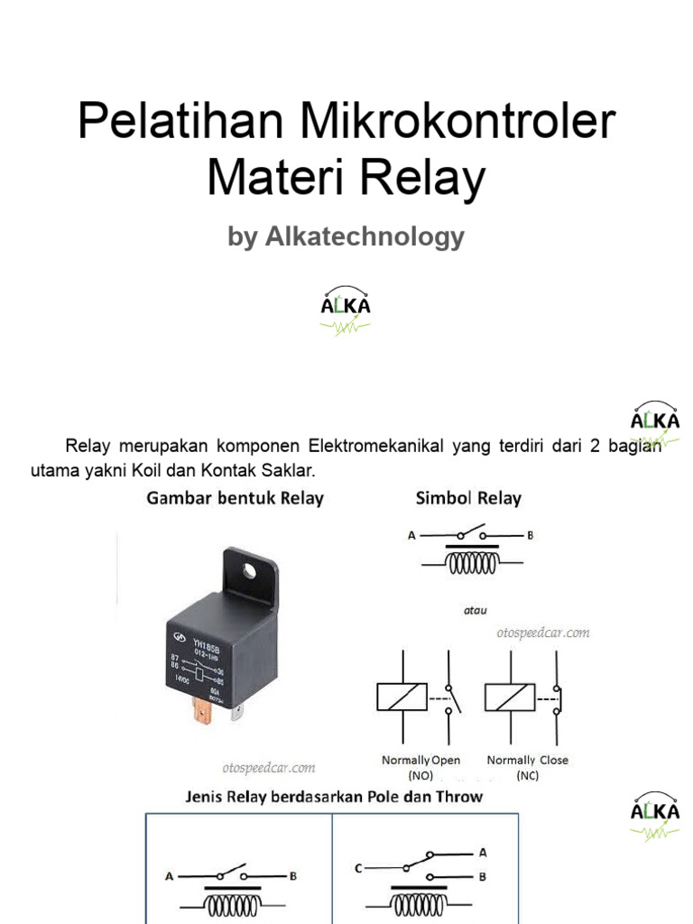 Materi Pelatihan Mikrokontroler Materi Relay | PDF