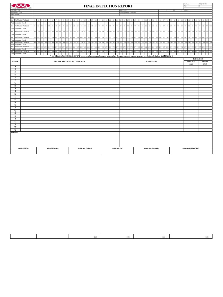 06 Final Inspection Report | PDF