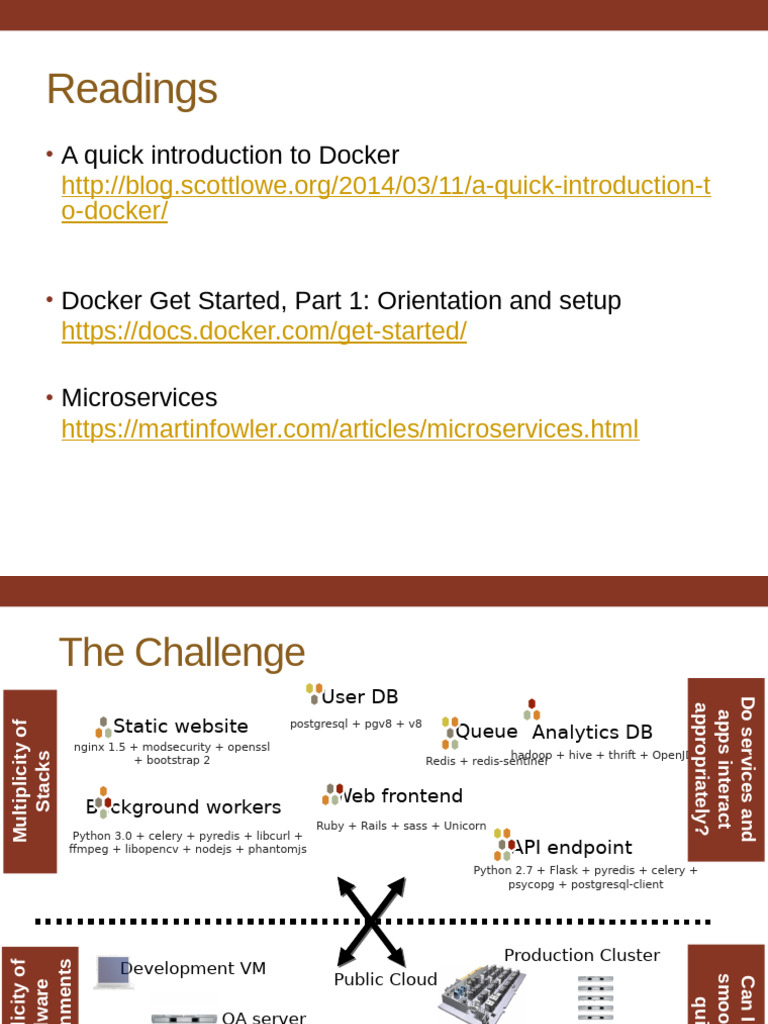 Intro Docker Containers | PDF