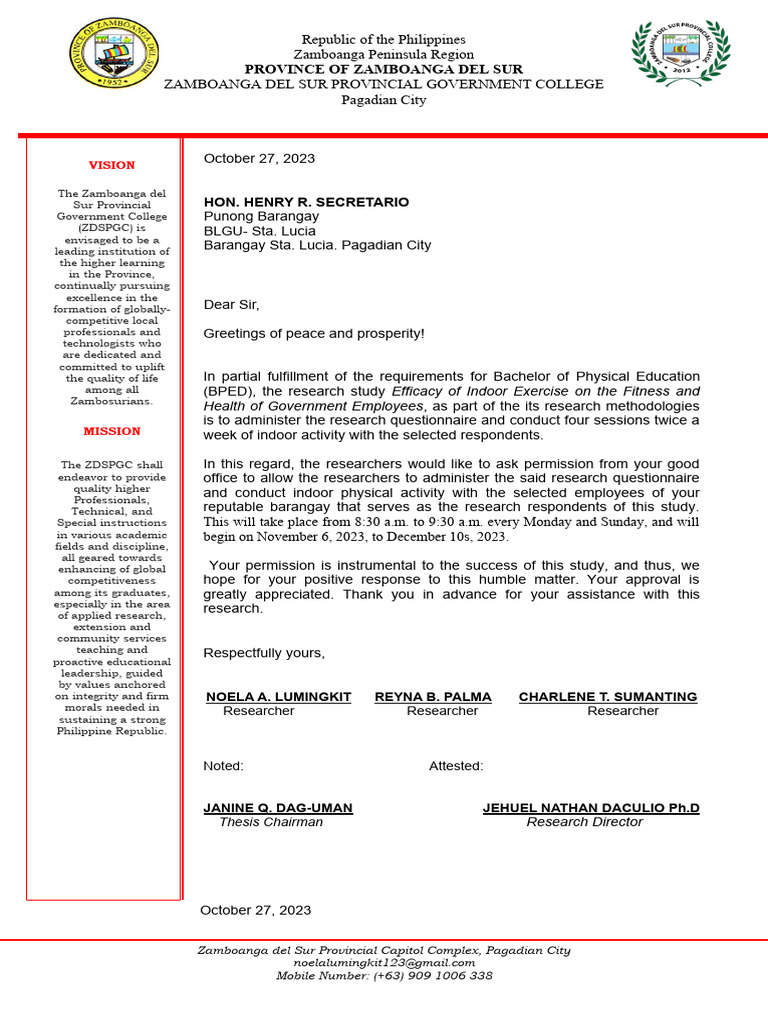 Palma Letter 1 | PDF | Cognition | Science