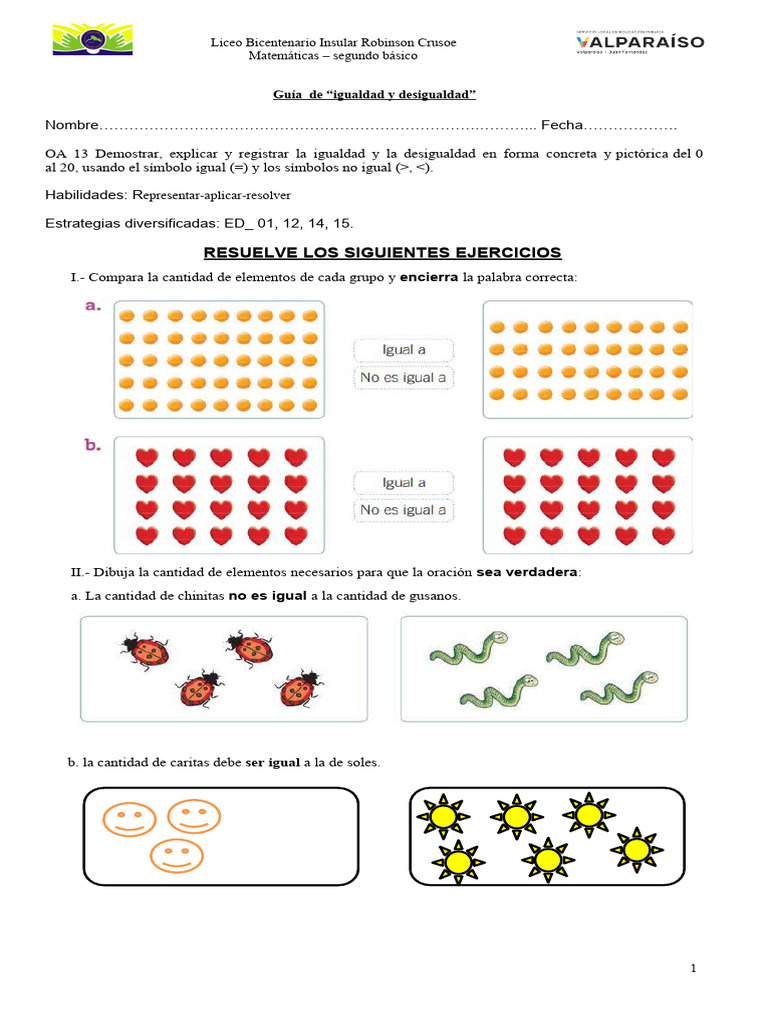 Guia de Matemáticas. | PDF