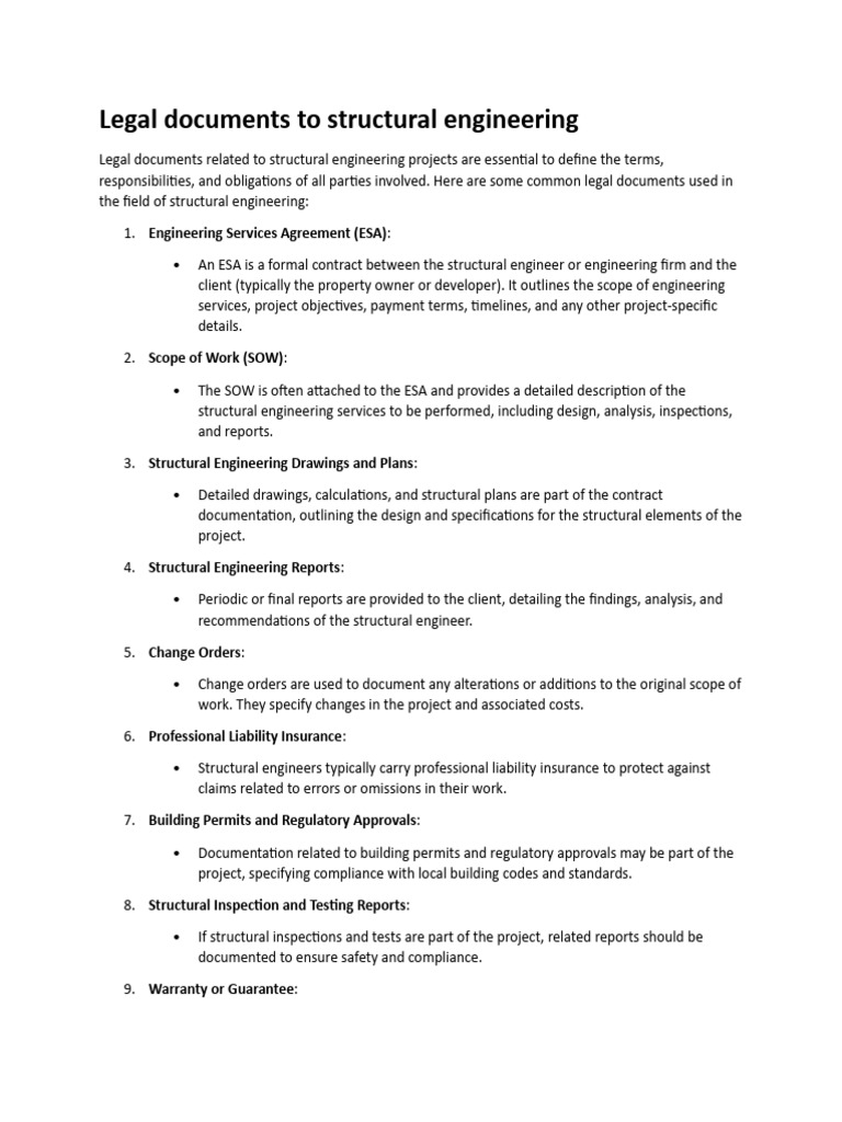 Legal Documents To Structural Engineering | PDF | Non Disclosure ...