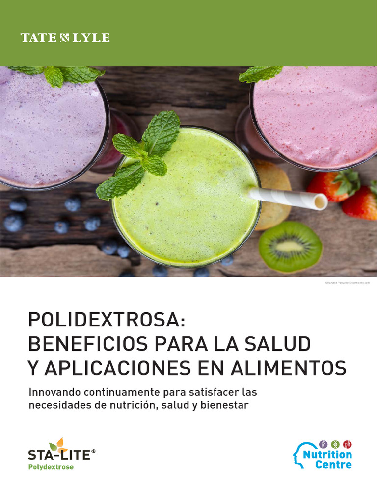 Polidextrosa Beneficios para La Salud y Aplicaciones en Alimentos | PDF ...