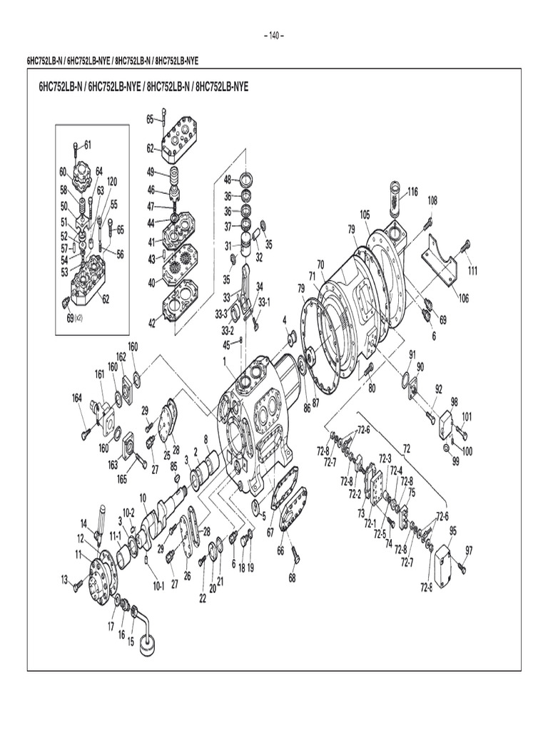6HC752 Daikin Compressor Separator Part List | PDF