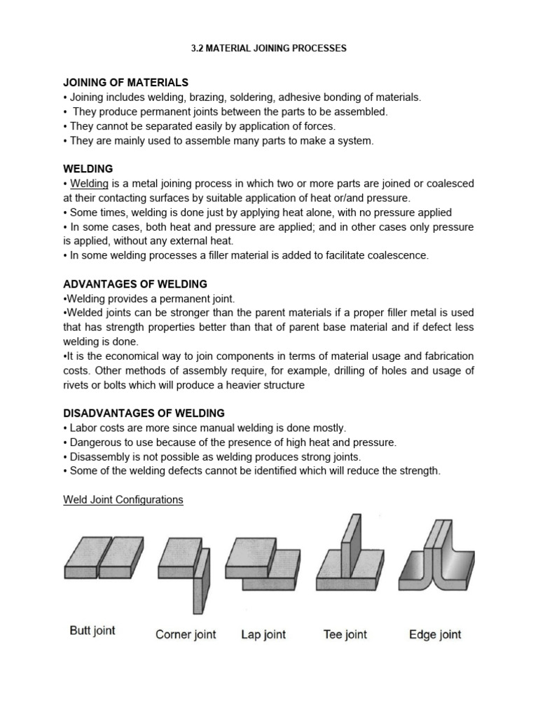 3.2 Material Joining Processes | PDF
