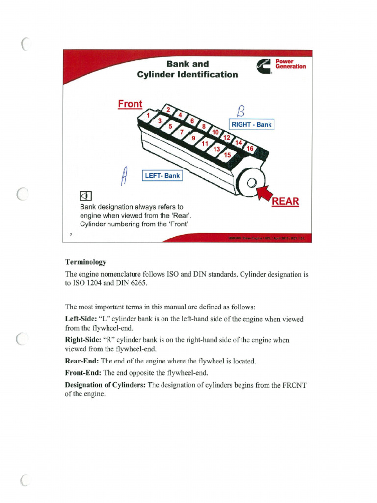 QSK60 Cylinder ID | PDF