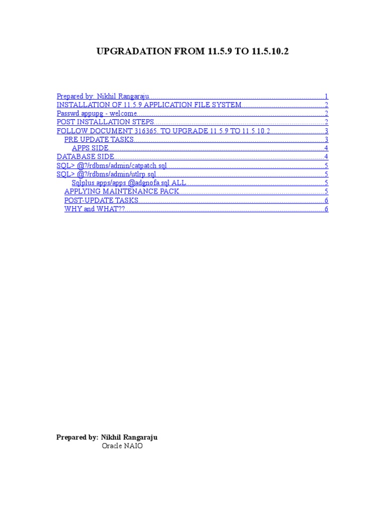 Upgradation From 11 | PDF | Oracle Database | System Software