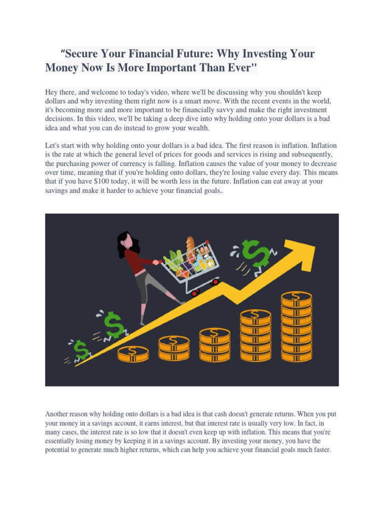 Secure Your Financial Future | PDF | Investing | Inflation