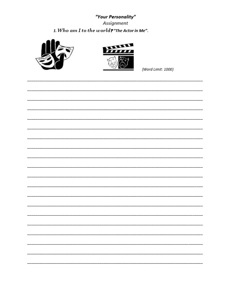 "Your Personality Assignment Guide" | PDF | Career & Growth | Games ...
