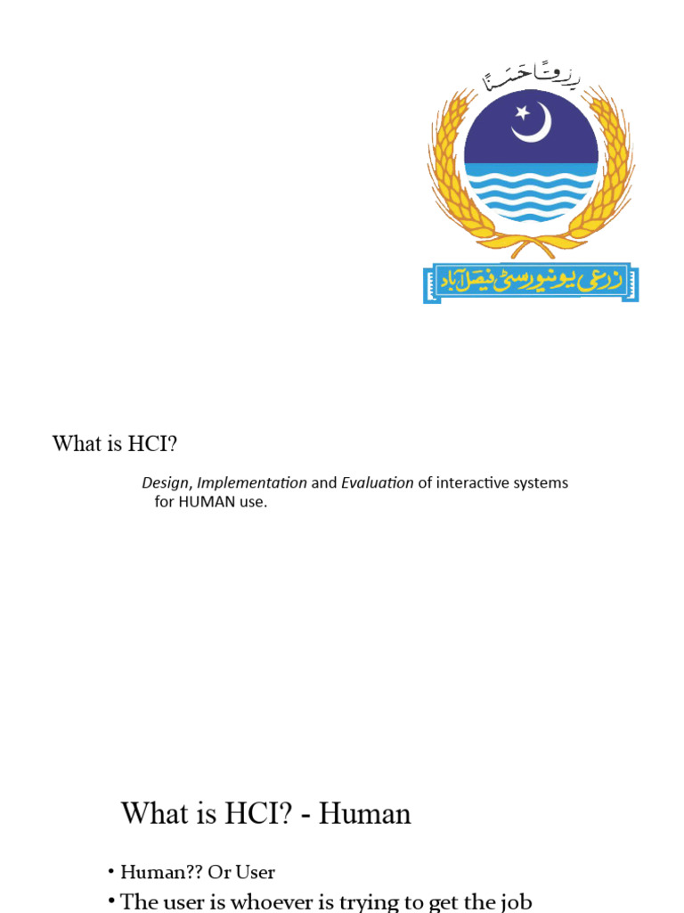 Human-Computer Interaction Guide | PDF | Human–Computer Interaction ...