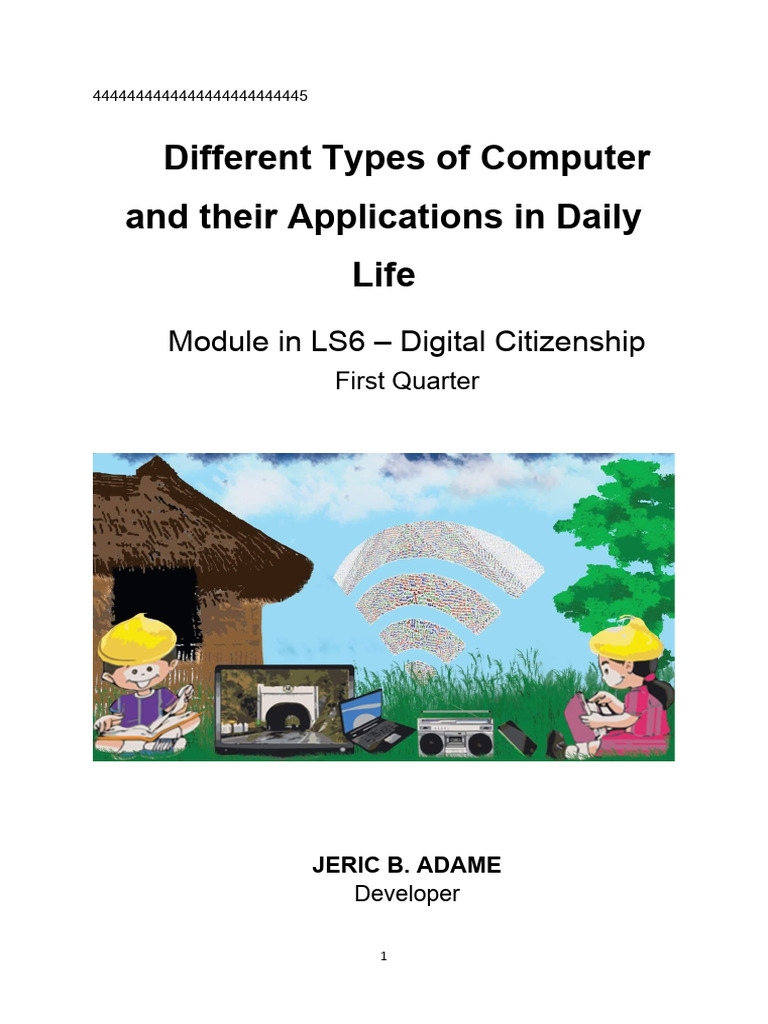 LS6-Module - Jeric Adame | PDF | Microcomputers | Mainframe Computer