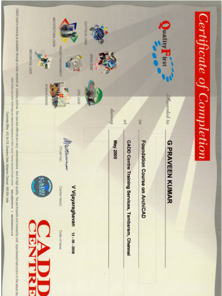 Archicad Certificate | PDF