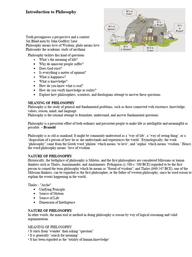 Philosophy NOTES Complete Version | PDF | Truth | Soul