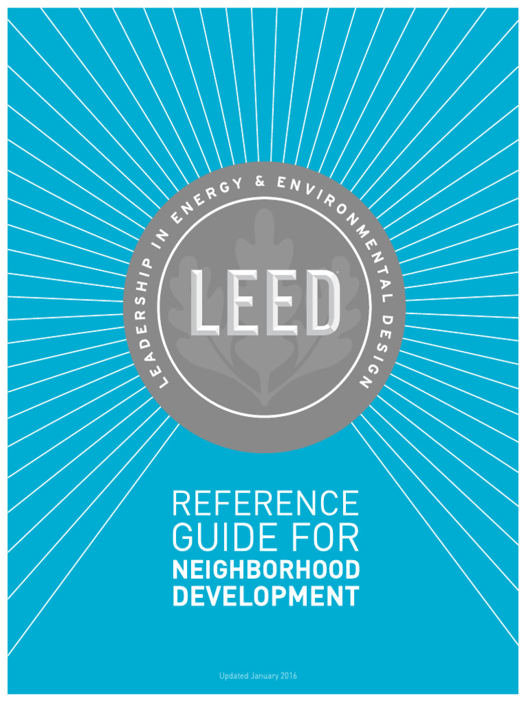 Leed Reference Guide For Neighborhood Developement | PDF ...