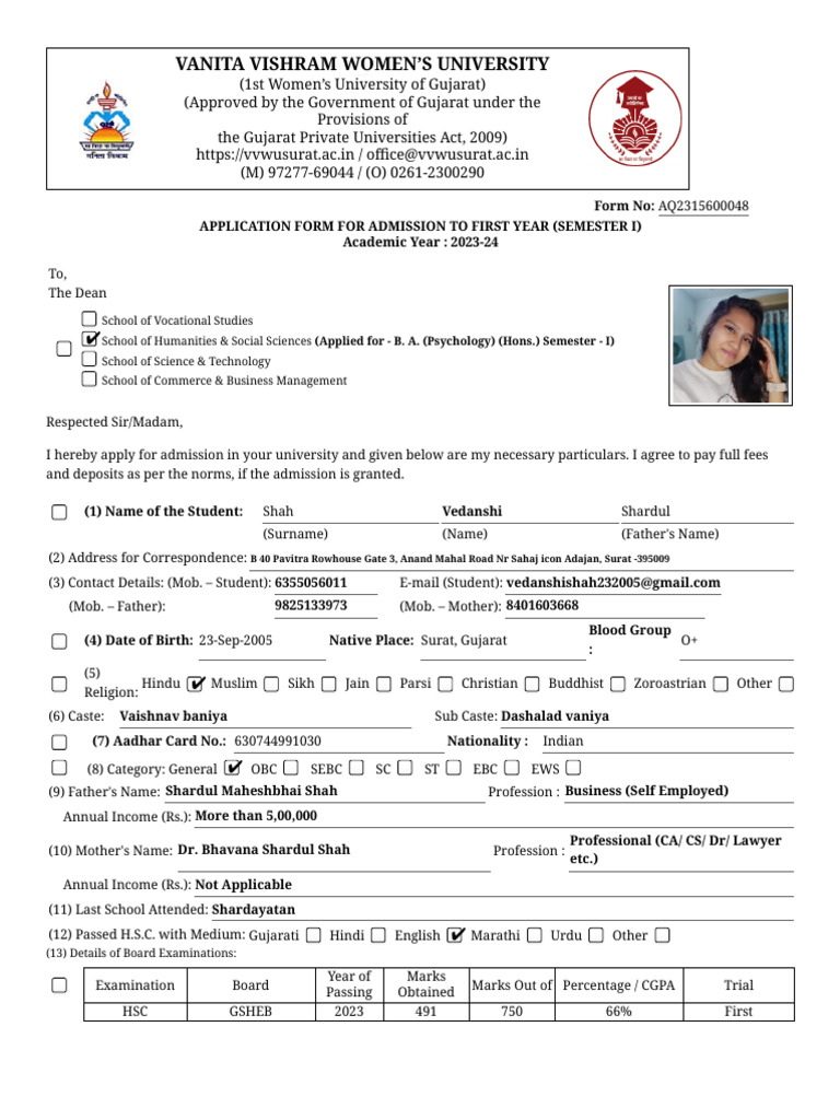 Vedanshi CLG | Download Free PDF | Gujarat