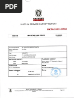 Lashing Certificate | PDF | Shipping | Water Transport