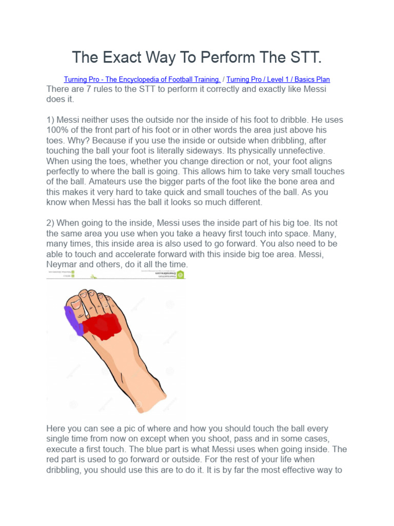 The Exact Way To Perform The STT. | PDF | Sports