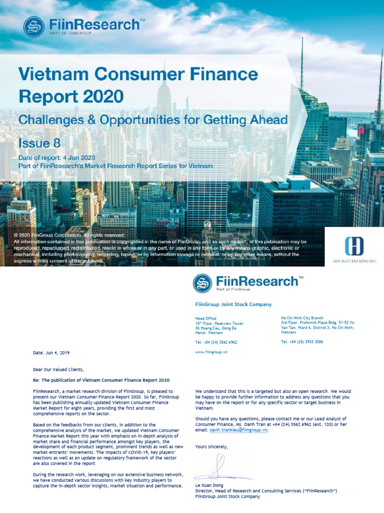 1 200604 Vietnam Consumer Finance Report 2020 Standard 5 Tran My Nhu ...