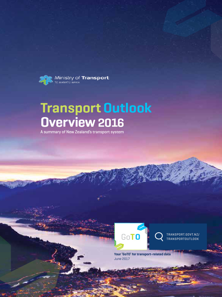 MoT Transport Outlook Overview | PDF | Transport | Economies