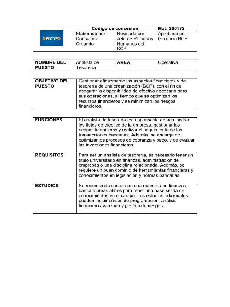 BCP | PDF | Bancos | Negocios económicos