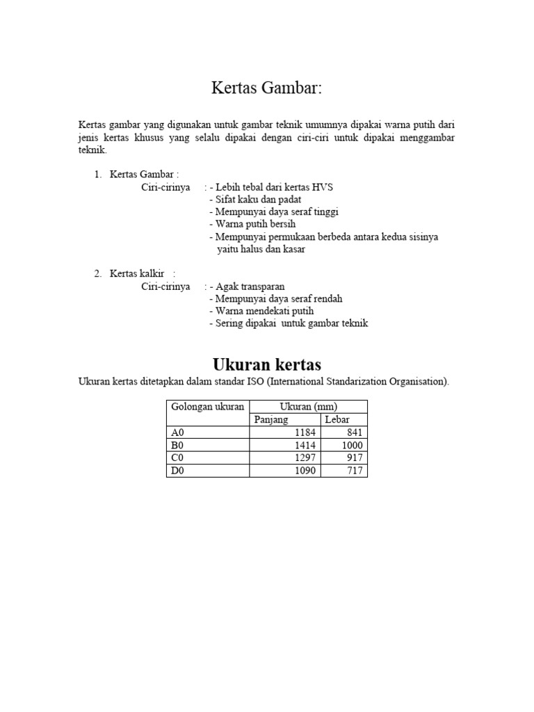 Menggambar Rekayasa Materi 2 | PDF