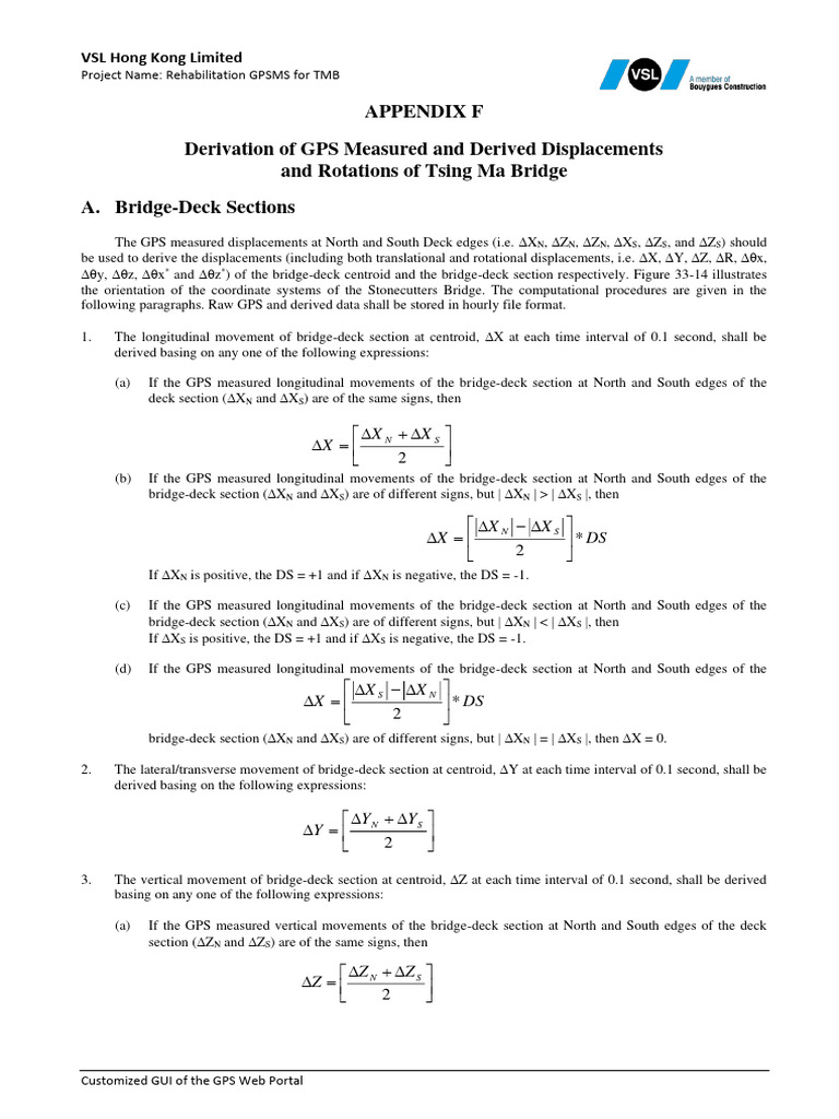 Appendix F Calulation of Displacement and Rotation | PDF | Euclidean Geometry | Geometry