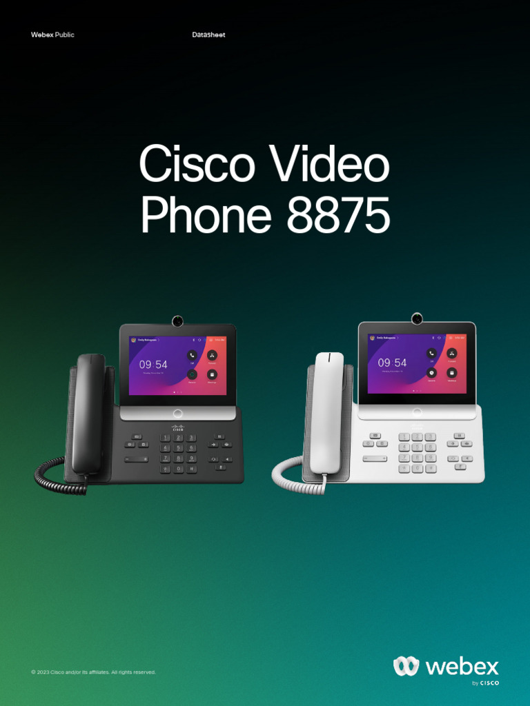 Video Phone 8875 Ds | PDF | Session Initiation Protocol | Networking ...