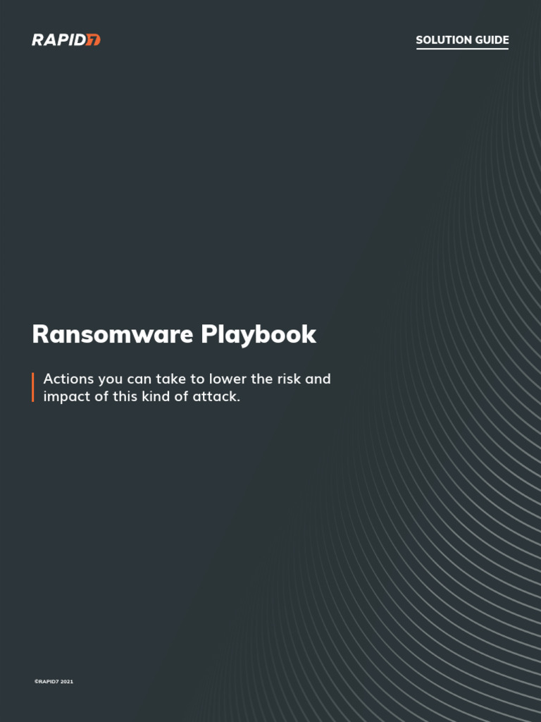 Rapid7 Insightidr Ransomware Playbook | PDF | Ransomware | Malware