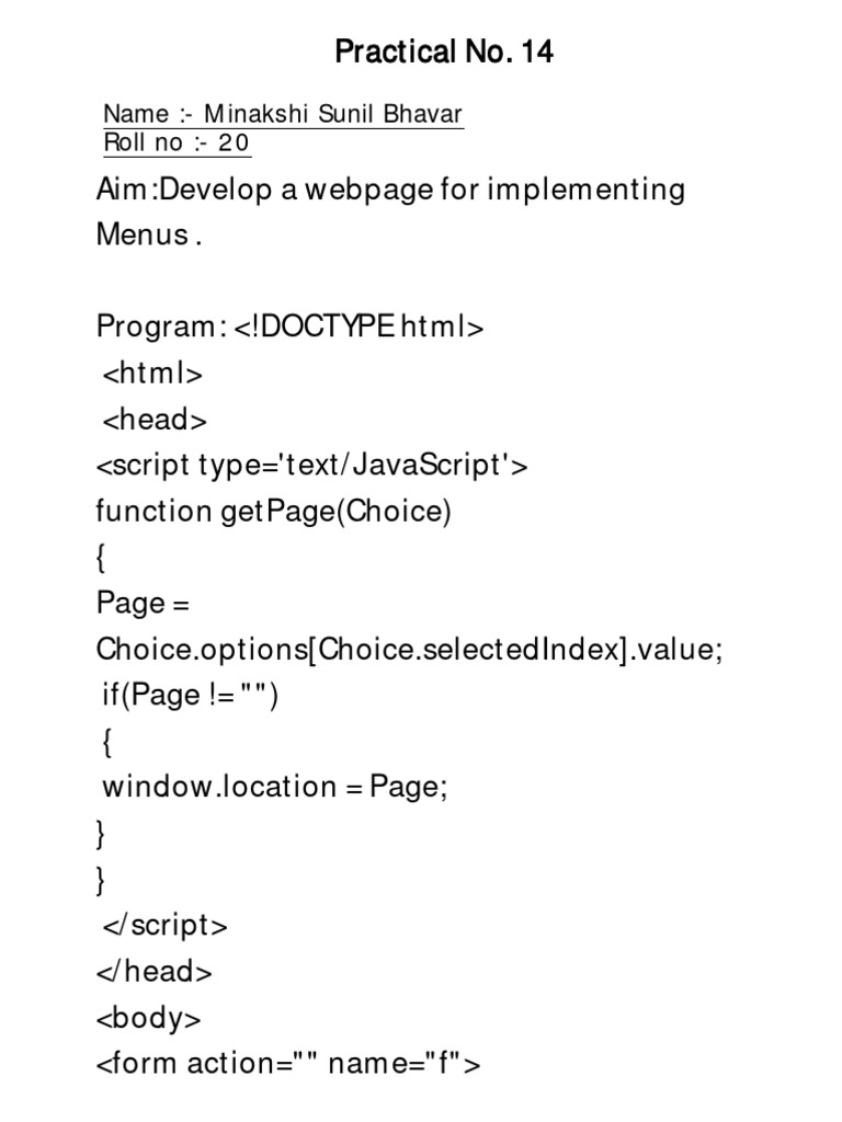 Css Pr. 14 Minu | PDF