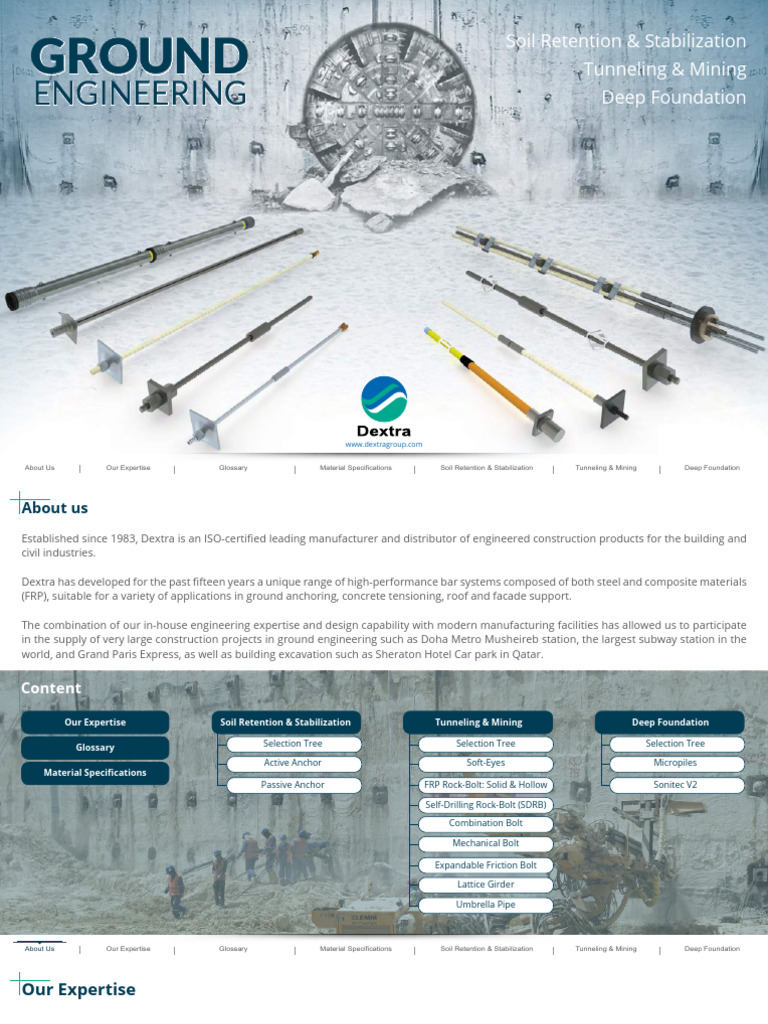 Dextra Ground Engineering Interactive Brochure 2023 EN - Compressed | PDF | Deep Foundation ...