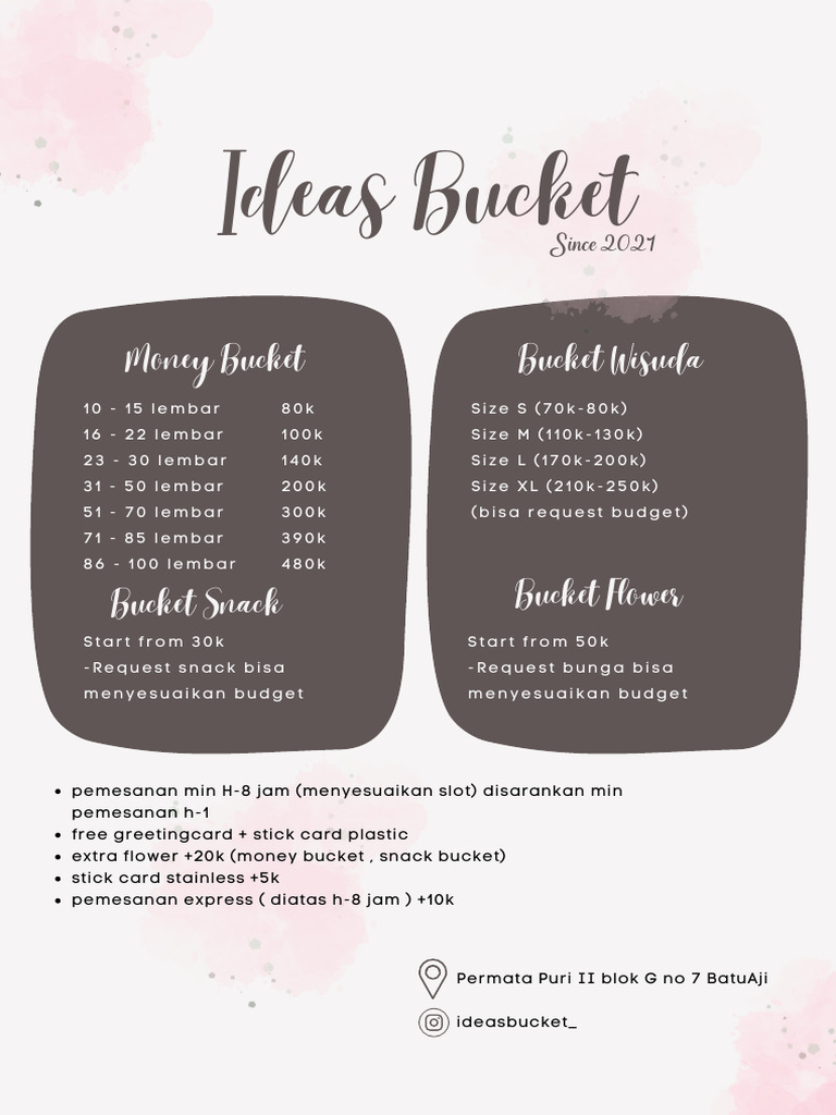Ideas Bucket | PDF