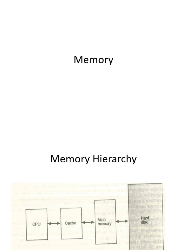 Memory | PDF