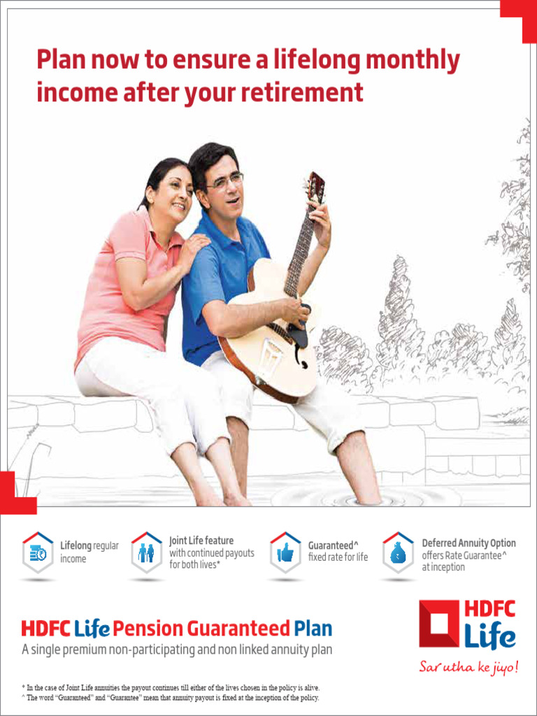 Mc01201810853 Hdfc Life Pension Guaranteed Plan Brochure Retail Pdf