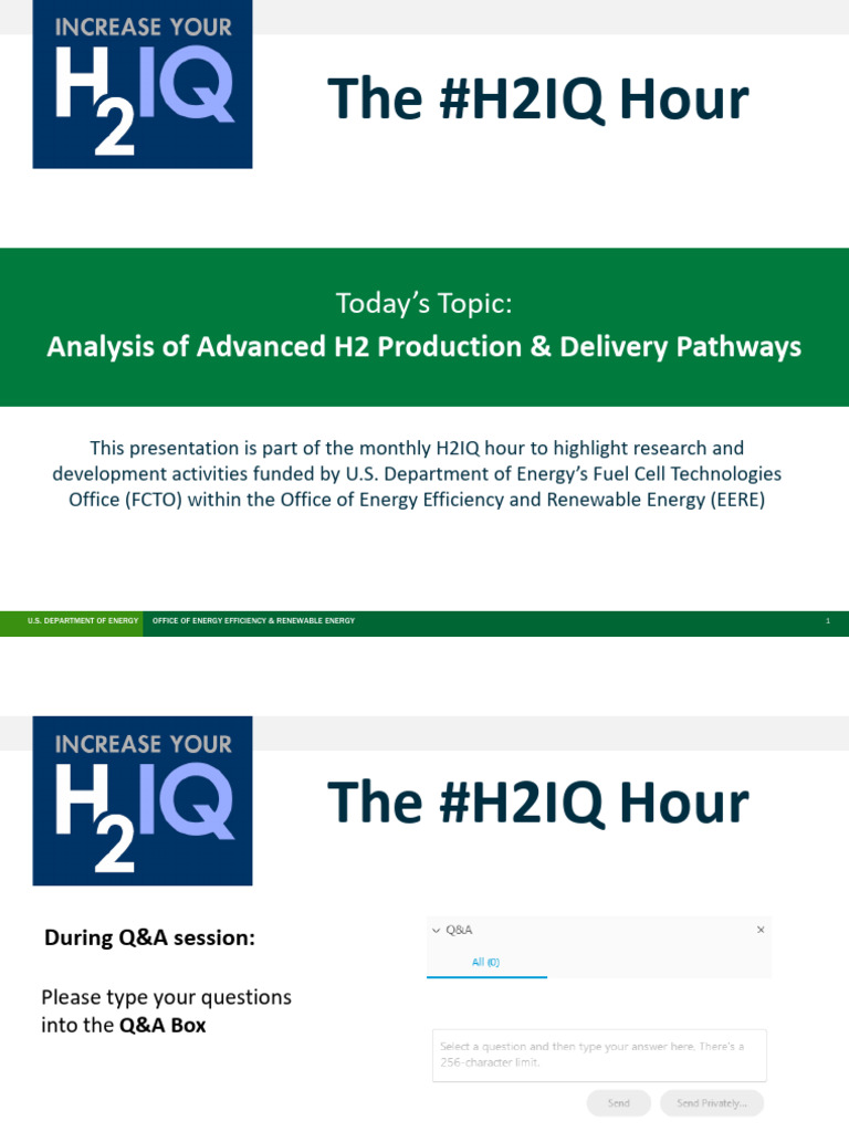 Fcto Webinarslides Analysis h2 Production 032520 | PDF | Nature ...