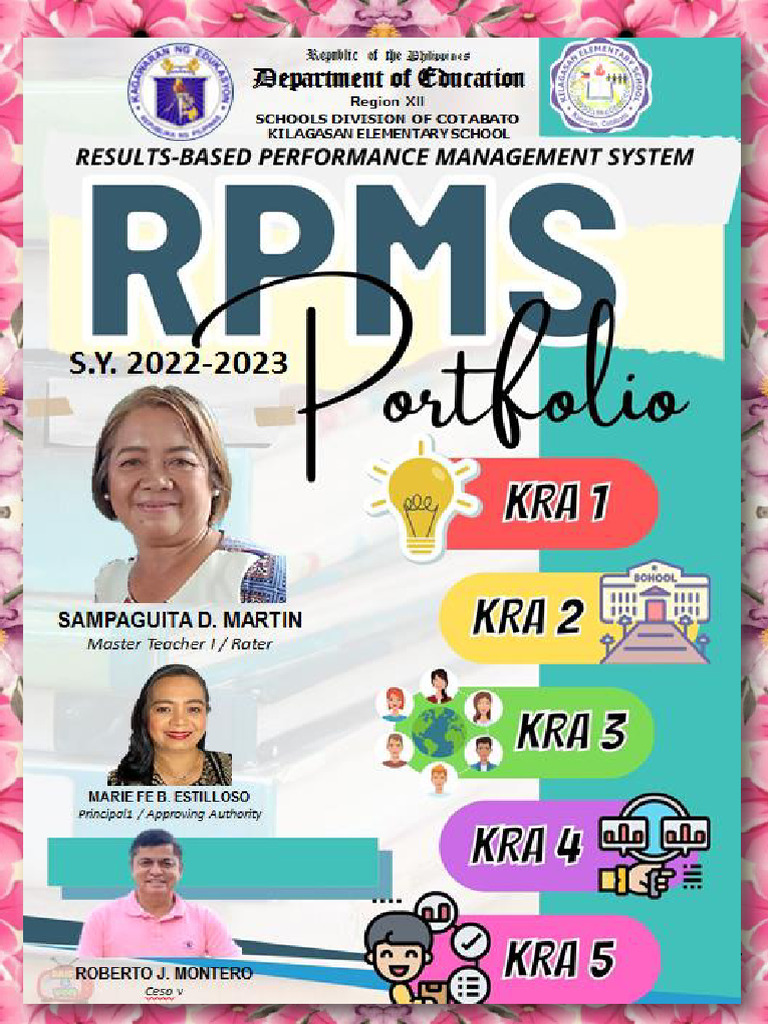 E-Rpms Portfolio For MT (Design 1) - Depedclick | PDF | Learning ...
