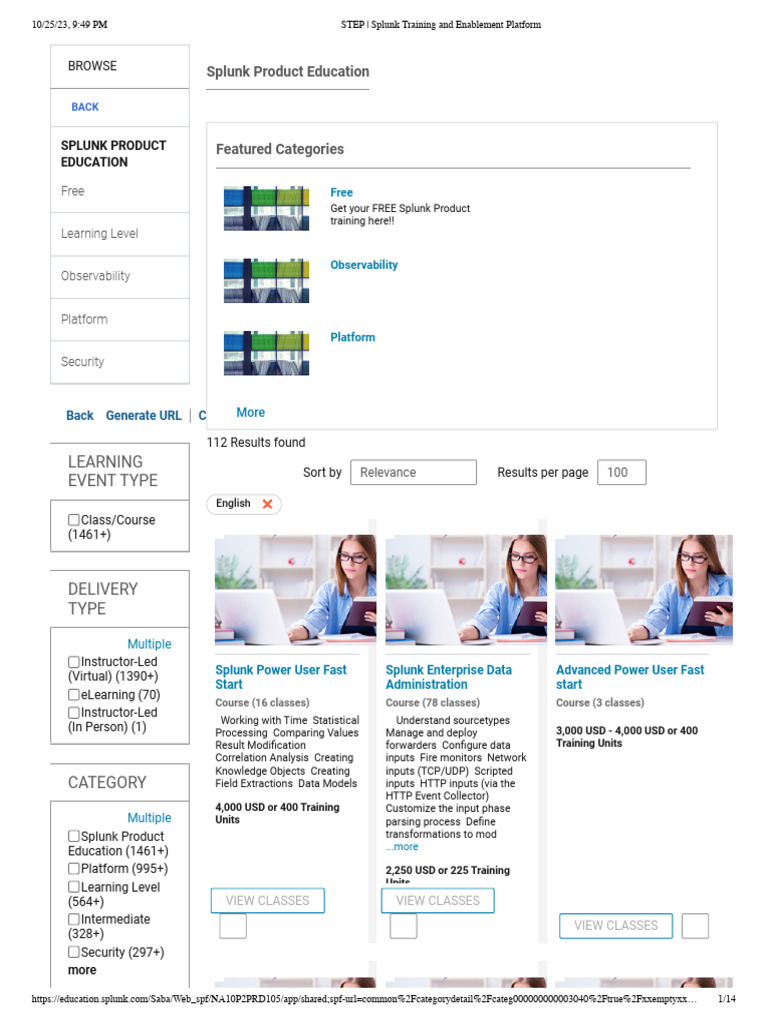 STEP - Splunk Training and Enablement Platform | PDF | Cloud Computing | Cluster Analysis