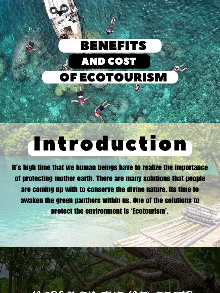 Benefits and Cost of Ecotourism | PDF