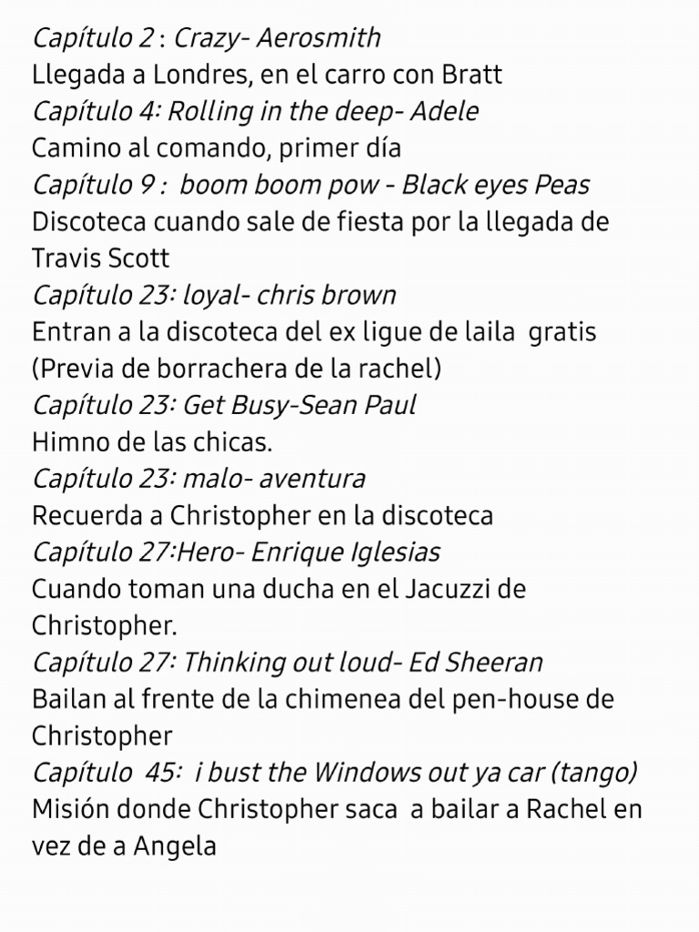 Canciones Lascivia 210213 | PDF